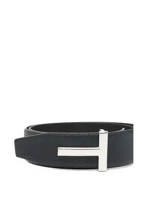 TOM FORD Belt With T-bar Closure - Blue