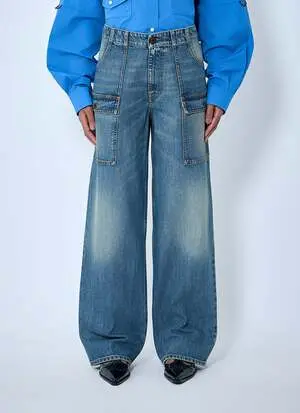 Miu Miu Medium Wash Jeans For Women