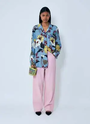 Marni Wide-leg Denim Trousers
