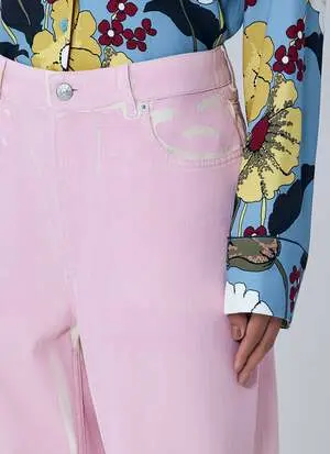 Marni Wide-leg Denim Trousers