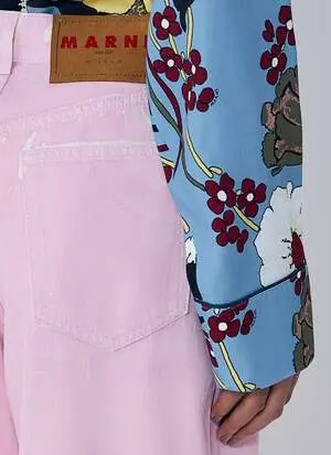 Marni Wide-leg Denim Trousers
