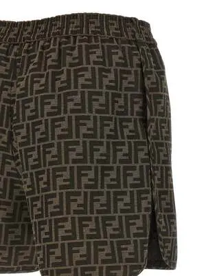 Fendi Ff Jacquard Shorts