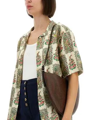 Etro Printed Silk Georgette Shirt - Multicolor