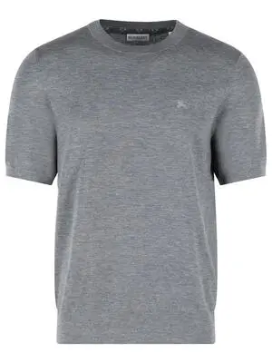 Burberry Tom' Grey Cashmere T-shirt - Gray