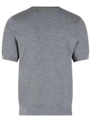 Burberry Tom' Grey Cashmere T-shirt - Gray