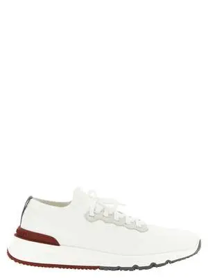 Brunello Cucinelli Running Sock Sneakers - White