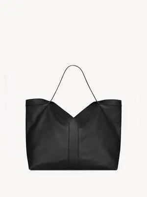 Saint Laurent Large Calf Leather Tote