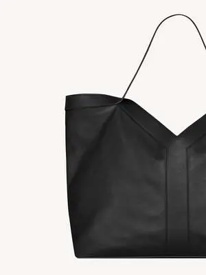 Saint Laurent Large Calf Leather Tote