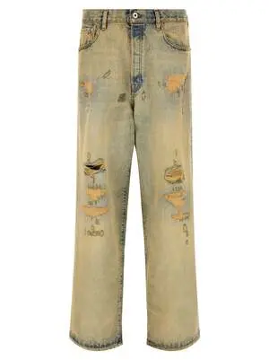 Kenzo Kuroki Denim Jeans - Yellow