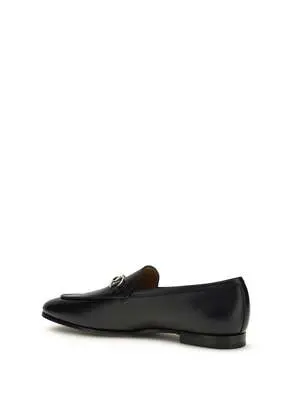Gucci Jordaan Loafers With Horsebit Detail - Black