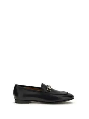 Gucci Jordaan Loafers With Horsebit Detail - Black