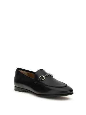 Gucci Jordaan Loafers With Horsebit Detail - Black
