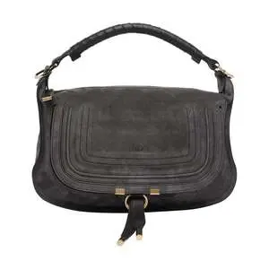 Chloé Suede Marcie Shoulder Bag - Brown