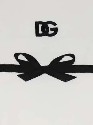 Dolce & Gabbana Cotton Crewneck T-shirt With Logo Print