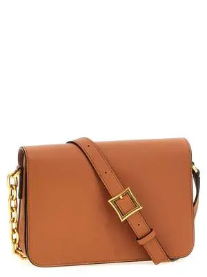 Mcm Himmel Leather Crossbody Bag