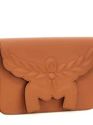 Mcm Himmel Leather Crossbody Bag