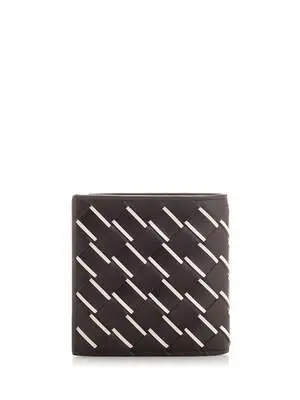 Bottega Veneta Intrecciato Bi-fold Wallet - Brown