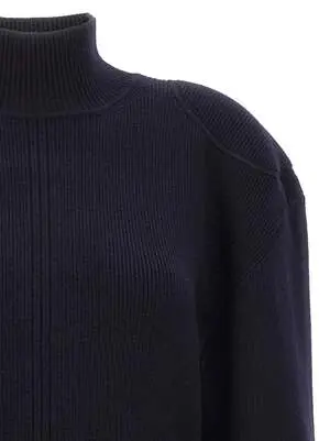 Stella McCartney High Neck Long Sleeve Knit Dress