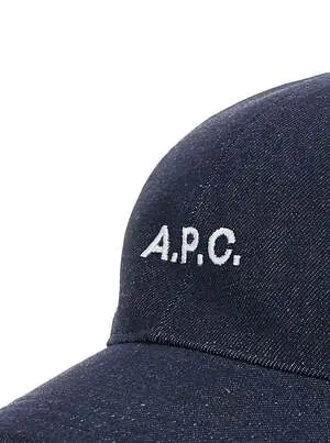 A.p.c. Baseball Cap With Logo Lettering