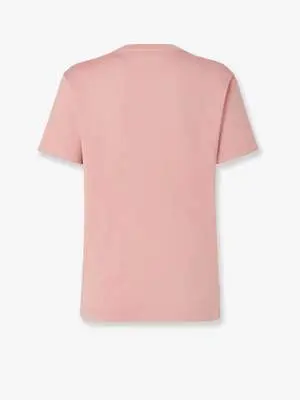 Fendi Cotton T-shirt With Embroidered Logo - Multicolor