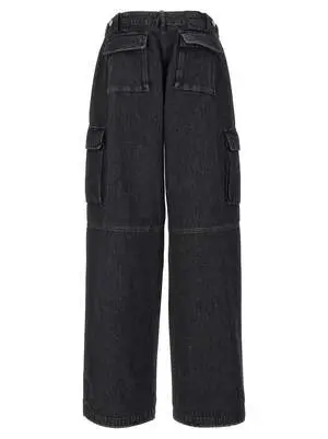 Coperni Denim Wide Leg Cargo Jeans