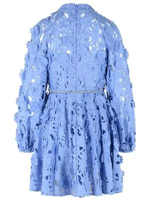 Zimmermann Patience Cotton Long Sleeve Mini Dress - Multicolor
