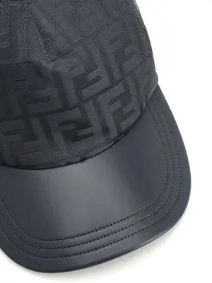 Fendi Ff Monogrammed Baseball Cap