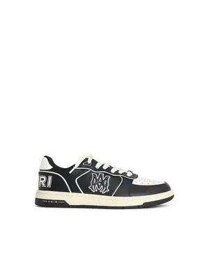 Amiri Newport Leather Blend Sneakers - Black