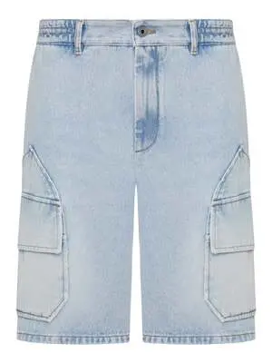 Loewe X Paula's Ibiza Washed Cotton Denim Shorts - Multicolor