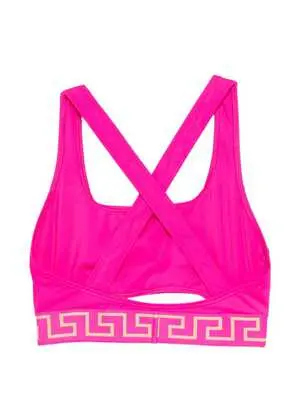 Versace Logo Bikini Top