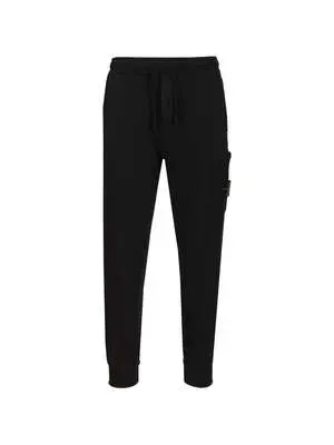 Stone Island Fleece Jogger Pants - Black