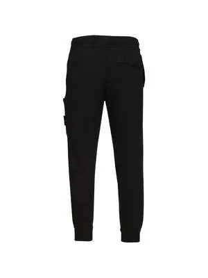 Stone Island Fleece Jogger Pants - Black