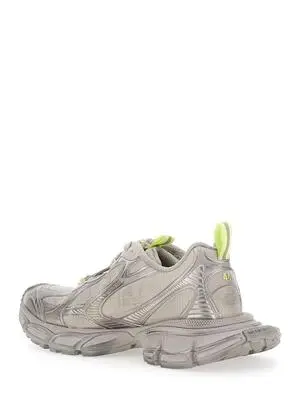 Balenciaga 3xl' Beige Low Top Sneakers With Logo Detail In Tech Fabric - Gray