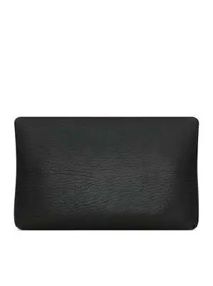 Saint Laurent Large Cassandre Envelope Clutch In Hammered Lambskin