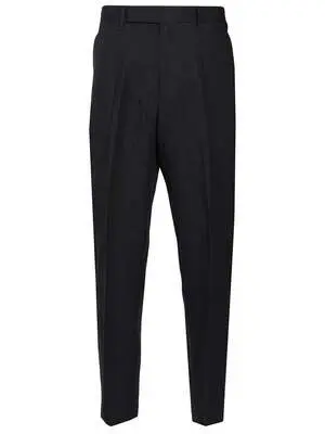 Paul Smith Linen Pleated Trousers - Blue
