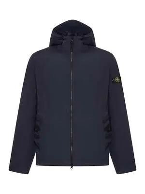 Stone Island Technical Fabric Jacket With Compass Logo