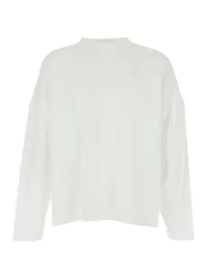 Jacquemus Le T-shirt Atelier' White Crewneck Long-sleeve T-shirt In Cotton - Multicolor