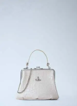 VIVIENNE WESTWOOD Granny Frame Purse - White