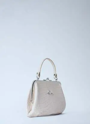 VIVIENNE WESTWOOD Granny Frame Purse - White