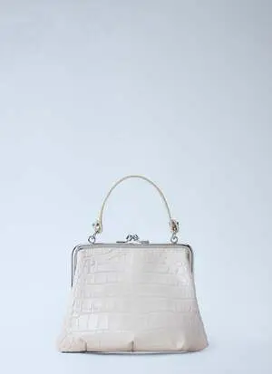 VIVIENNE WESTWOOD Granny Frame Purse - White