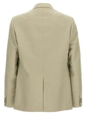 Fendi Single-breasted Wool Blazer - Cream