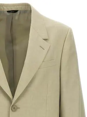 Fendi Single-breasted Wool Blazer - Cream