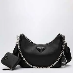 Prada Re-edition 2005 Leather Bag - Black