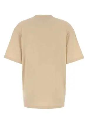 Valentino Garavani Cotton T-shirt With Logo Detail - Brown
