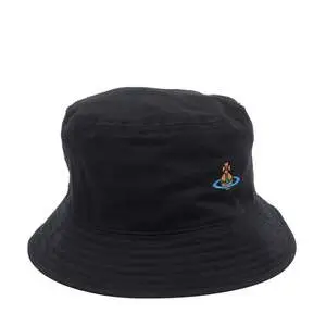 VIVIENNE WESTWOOD Orb Logo Bucket Hat - Black