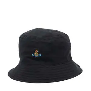 VIVIENNE WESTWOOD Orb Logo Bucket Hat - Black