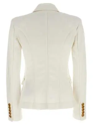 Balmain Double-breasted Denim Blazer