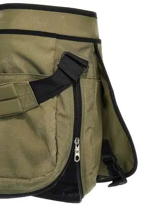 Balenciaga Nylon Canvas Trompe L'oeil Backpack Mini Skirt
