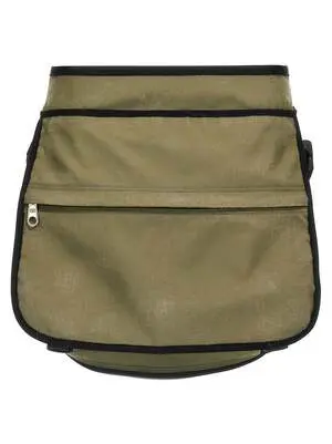 Balenciaga Nylon Canvas Trompe L'oeil Backpack Mini Skirt - Green