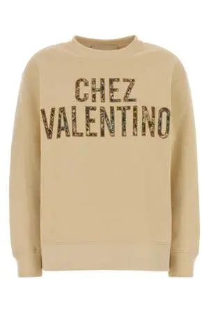Valentino Garavani Crewneck Sweatshirt - Brown